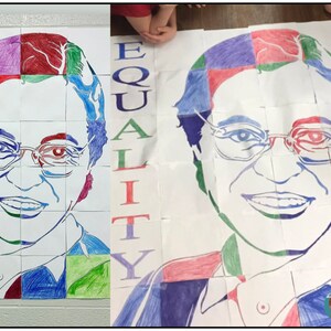 Printable Rosa Parks Collaboration Coloring Poster | A Unique and ...