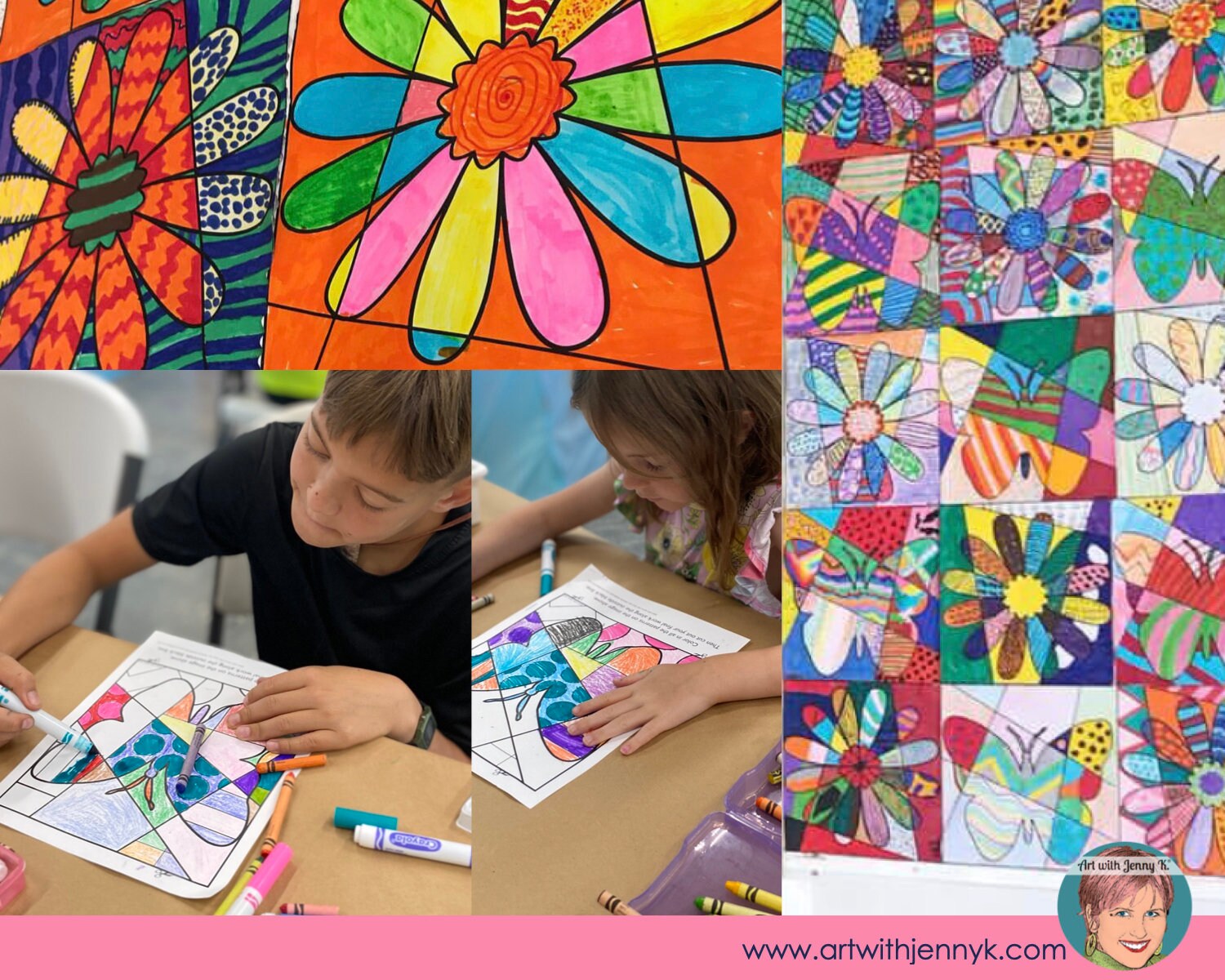 Printable Pop Art Spring Coloring Pages + Writing | No Prep Print and ...