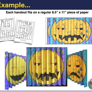 Emoji Agamograph Printables + Writing Prompts | Fun Back to School Art ...