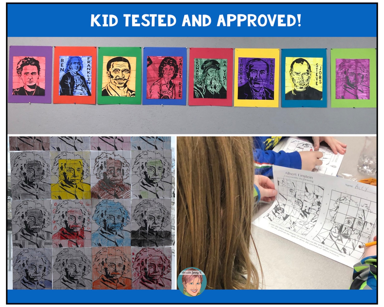 Unscramble the Famous Faces of STEM Printable | Fun STEM/STEAM Art ...