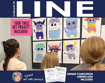 Art Elements 101 Unit 3: COLOR Printable Art Lessons for Kids Art ...