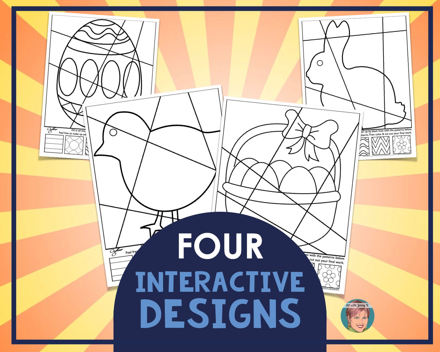 Printable Easter Coloring Pages Fun Easter Arts and Crafts Activity for ...