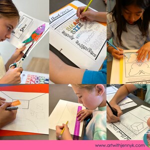 Art Elements 101 Unit 4: SPACE | Printable Art Lessons for Kids | Art ...