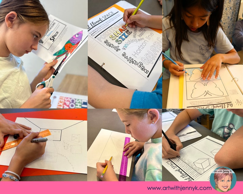 Art Elements 101 Unit 4: SPACE | Printable Art Lessons for Kids | Art ...