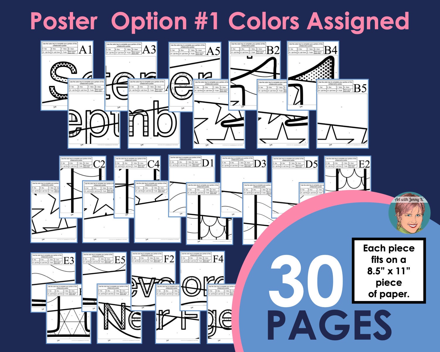 Printable September 11 (9/11) Never Forget Collaborative Poster ...