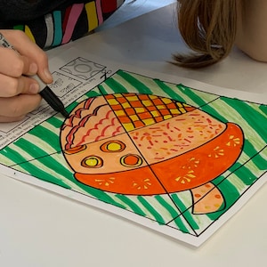 Pop Art Thanksgiving Coloring Pages: Interactive Fall Activity ...
