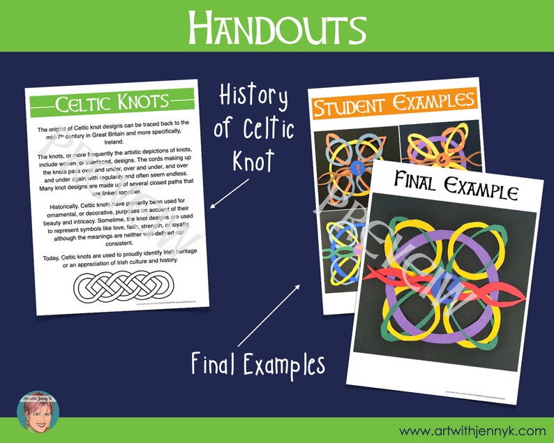 St. Patrick's Day Craft Project for Kids | Celtic Knots Paper Art ...