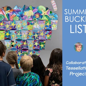 Printable Summer Bucket List Collaborative Tessellation Craft Project ...