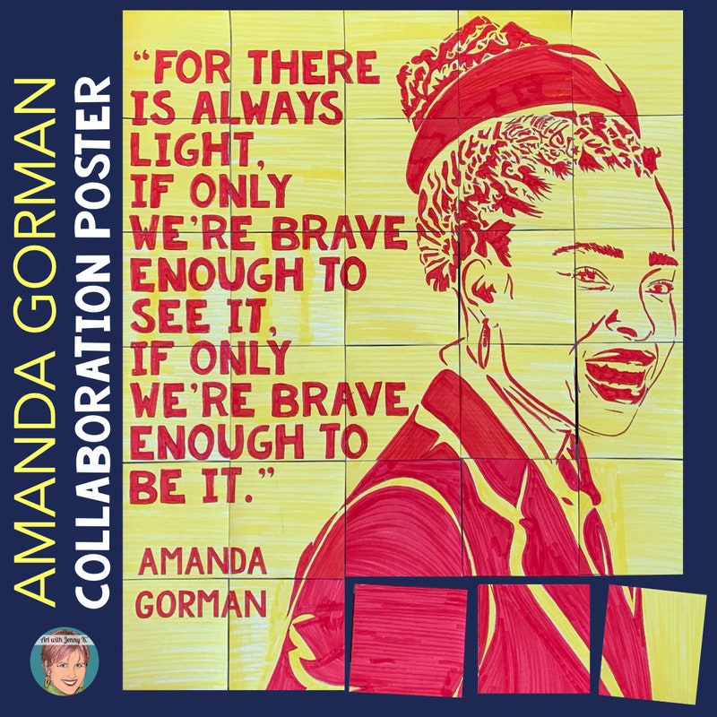 Amanda Gorman Poster - Etsy