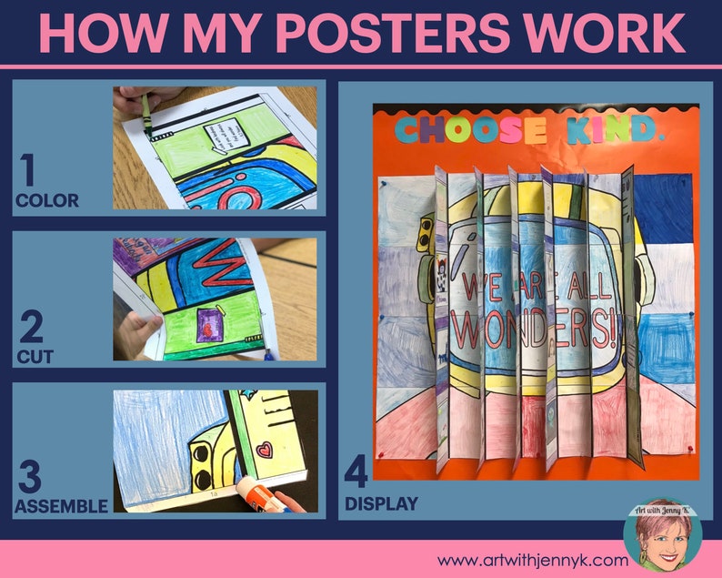 WONDER by RJ Palacio Printable 3-way Collaboration Agamograph Poster ...