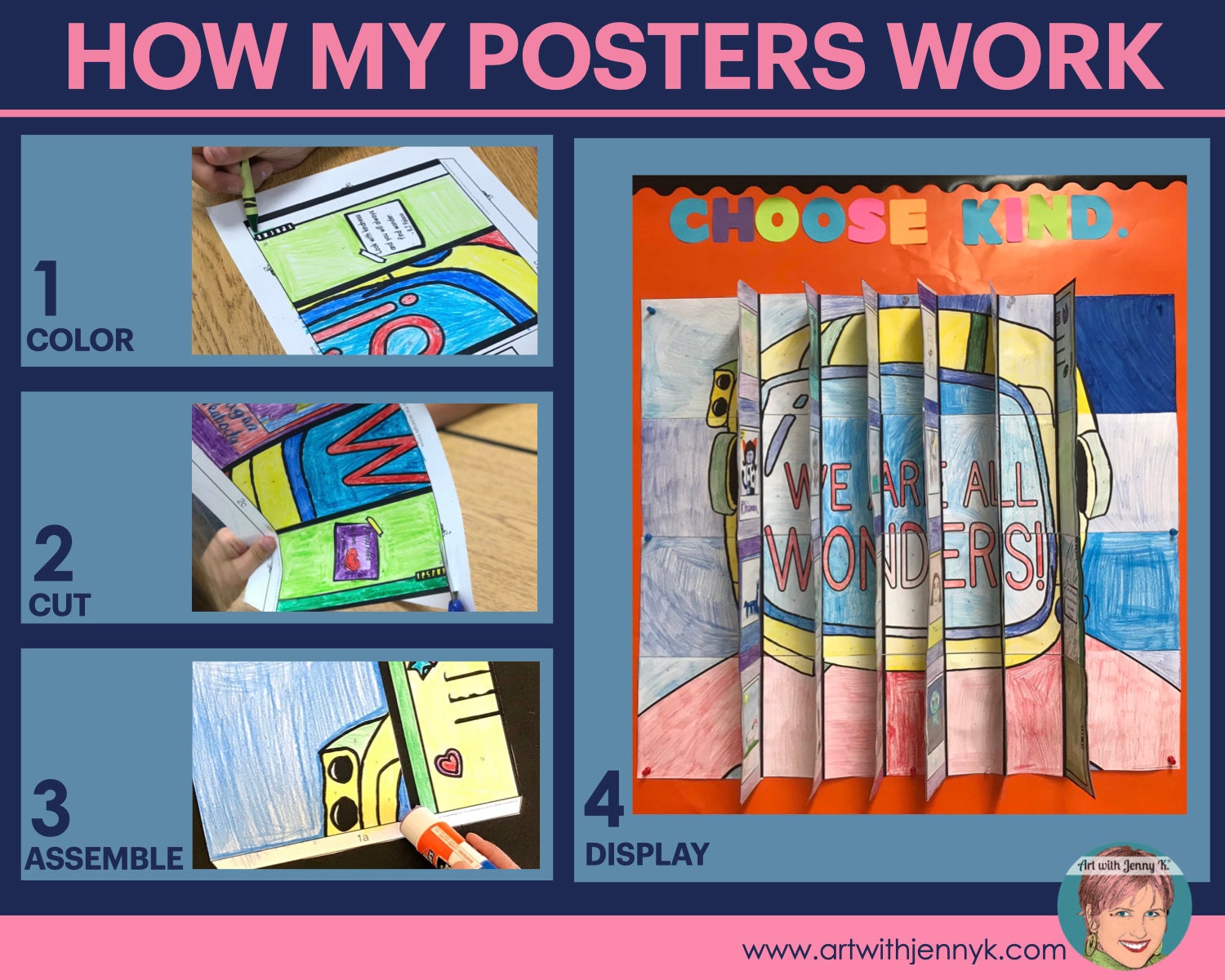 WONDER by RJ Palacio Printable 3-way Collaboration Agamograph Poster ...