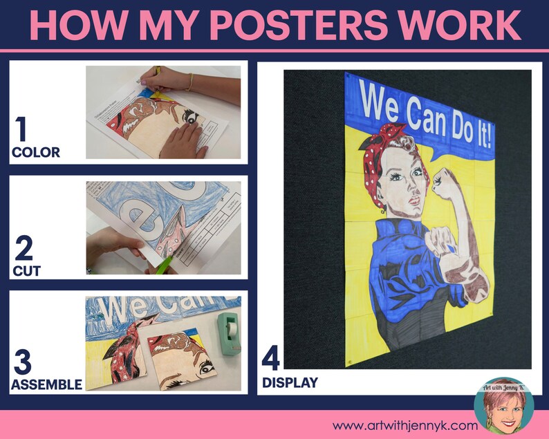 Printable Rosie the Riveter "we Can Do It" Collaborative Poster | Great ...