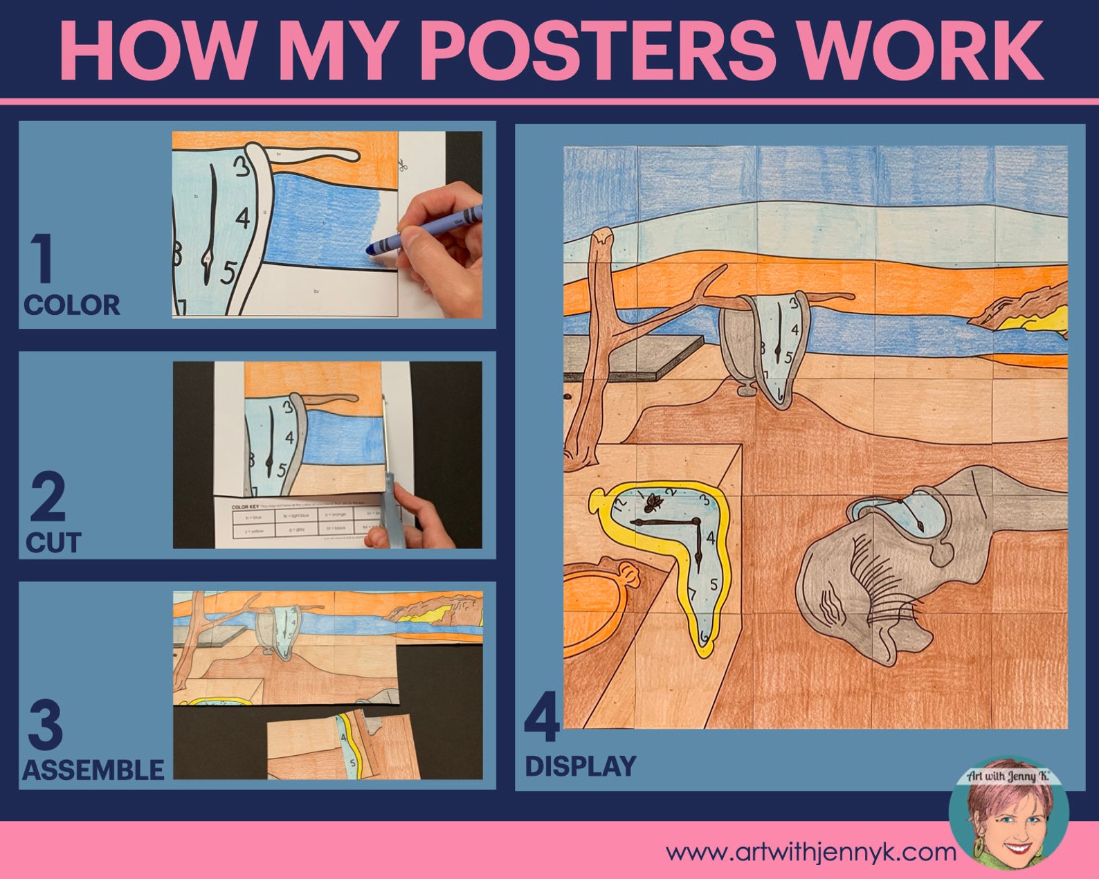 Printable "the Persistence of Memory" by Salvador Dali Collaboration ...