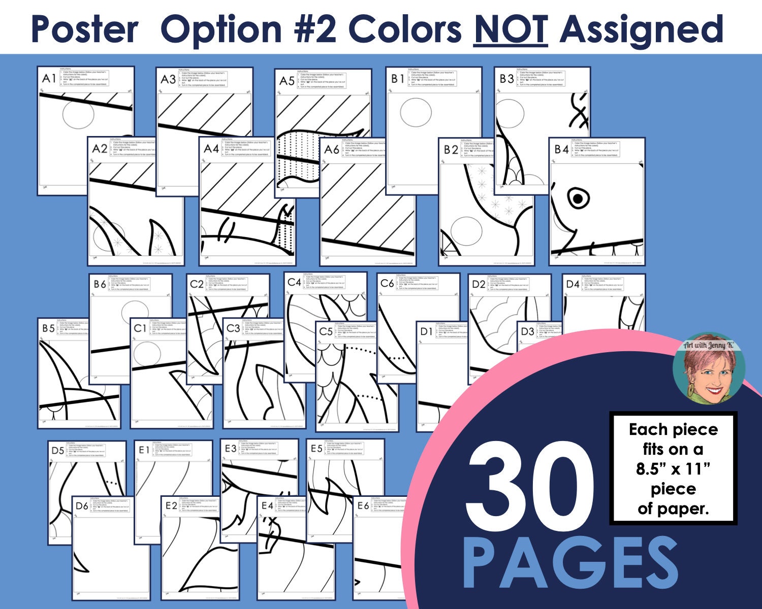 Printable Koi Fish Collaborative Poster Great SEL or Calming Corner ...