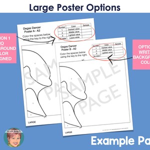Printable Edgar Degas Dancers Monochromatic Collaborative Posters ...
