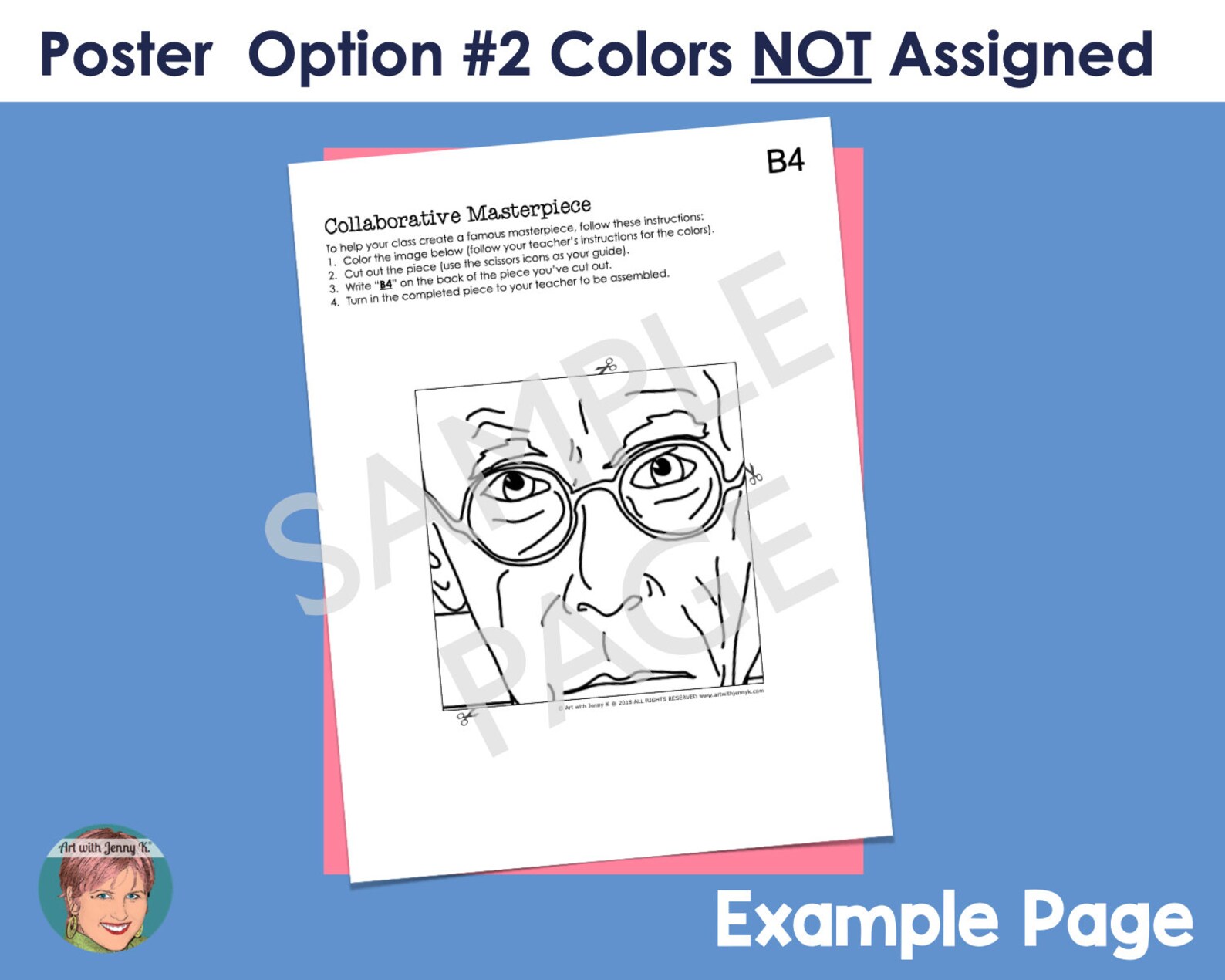 Printable "american Gothic" by Grant Wood Collaboration Poster | Easy ...