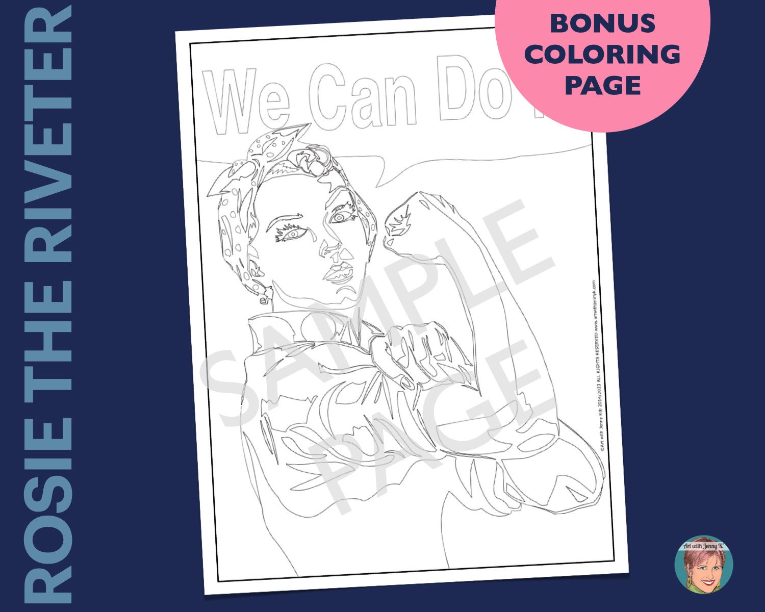 Printable Rosie the Riveter "we Can Do It" Collaborative Poster | Great ...