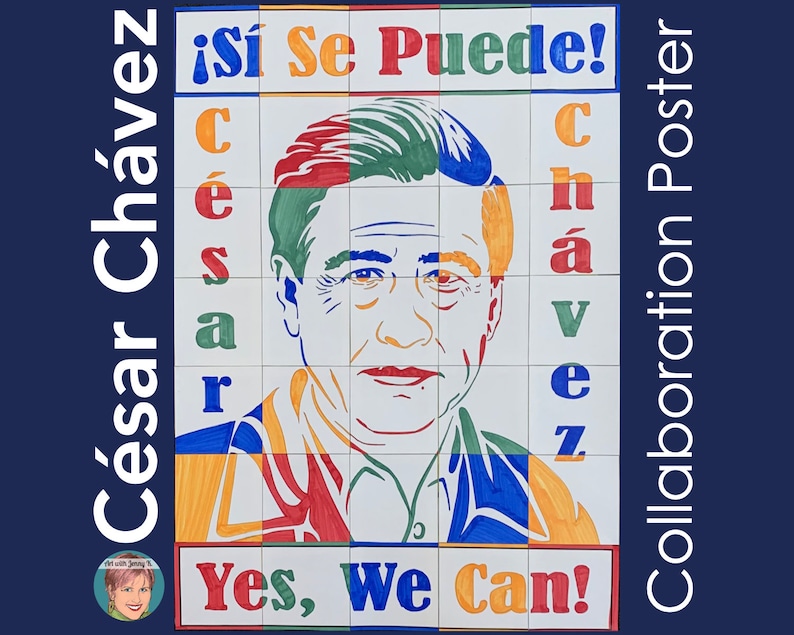 Printable Cesar Chavez Collaboration Poster – A Meaningful Art ...