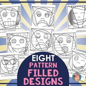 Printable "pop Art" Emoji Coloring Pages + Writing Prompts | Fun End of ...