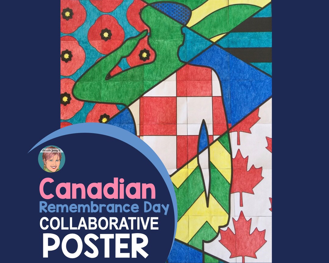 Printable Remembrance Day Canada Collaborative Soldier Poster ...