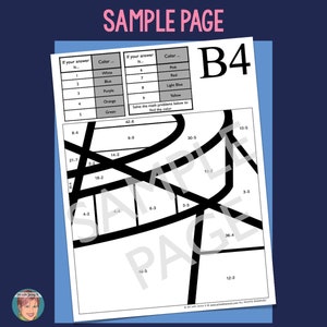 Printable Division Practice Collaborative Poster | Art Integration ...