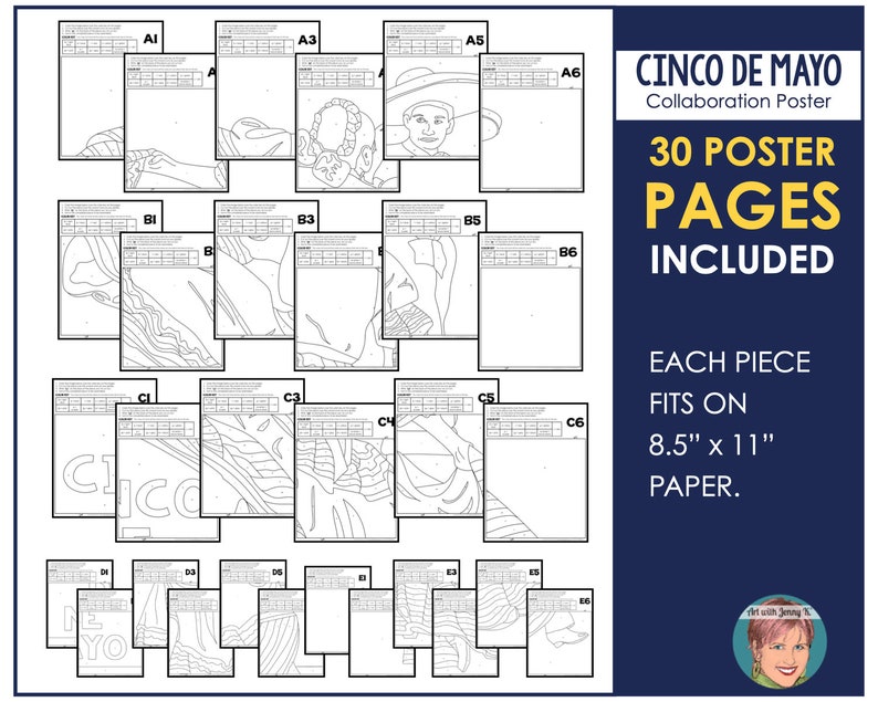 Printable Hispanic Heritage Month Collaboration Poster Activity for ...