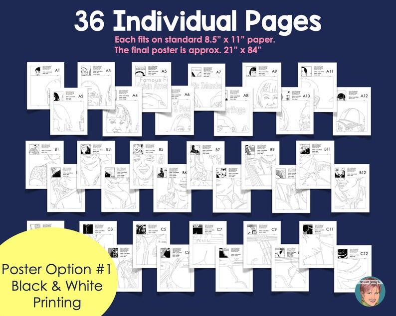 Printable Famous Faces of Asian American and Pacific Islander History ...