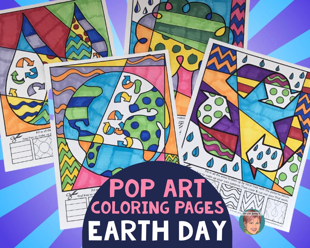 Printable Earth Day Coloring Pages Fun Earth Day Arts and Crafts ...