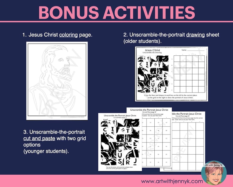 Printable Jesus Christ Collaborative Coloring Poster | Great as a ...