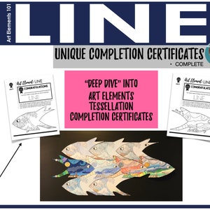 Art Elements 101 Unit 1: LINE | Printable Art Lessons for Kids | Art ...