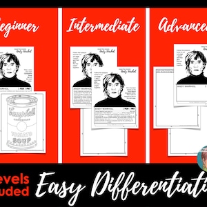 Meet the Master Artist: Andy Warhol | Fun Art History Activity Lesson ...