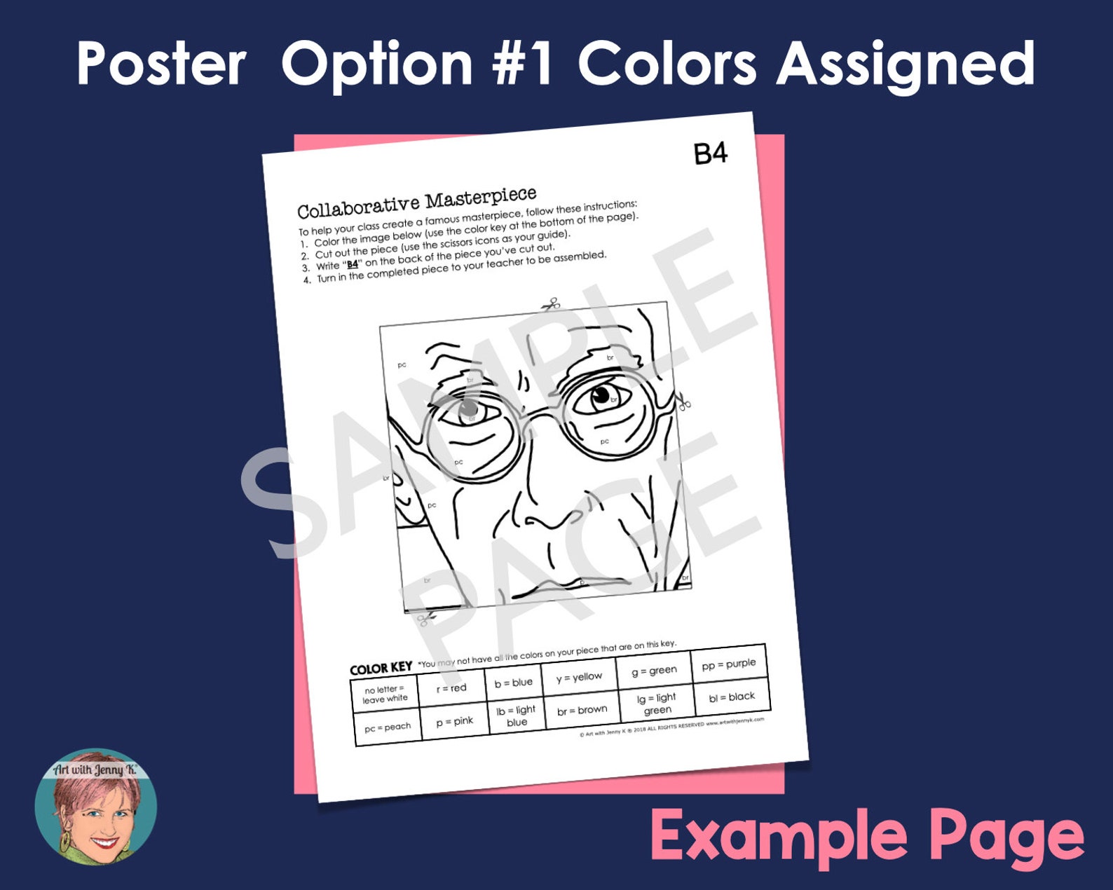 Printable "american Gothic" by Grant Wood Collaboration Poster | Easy ...