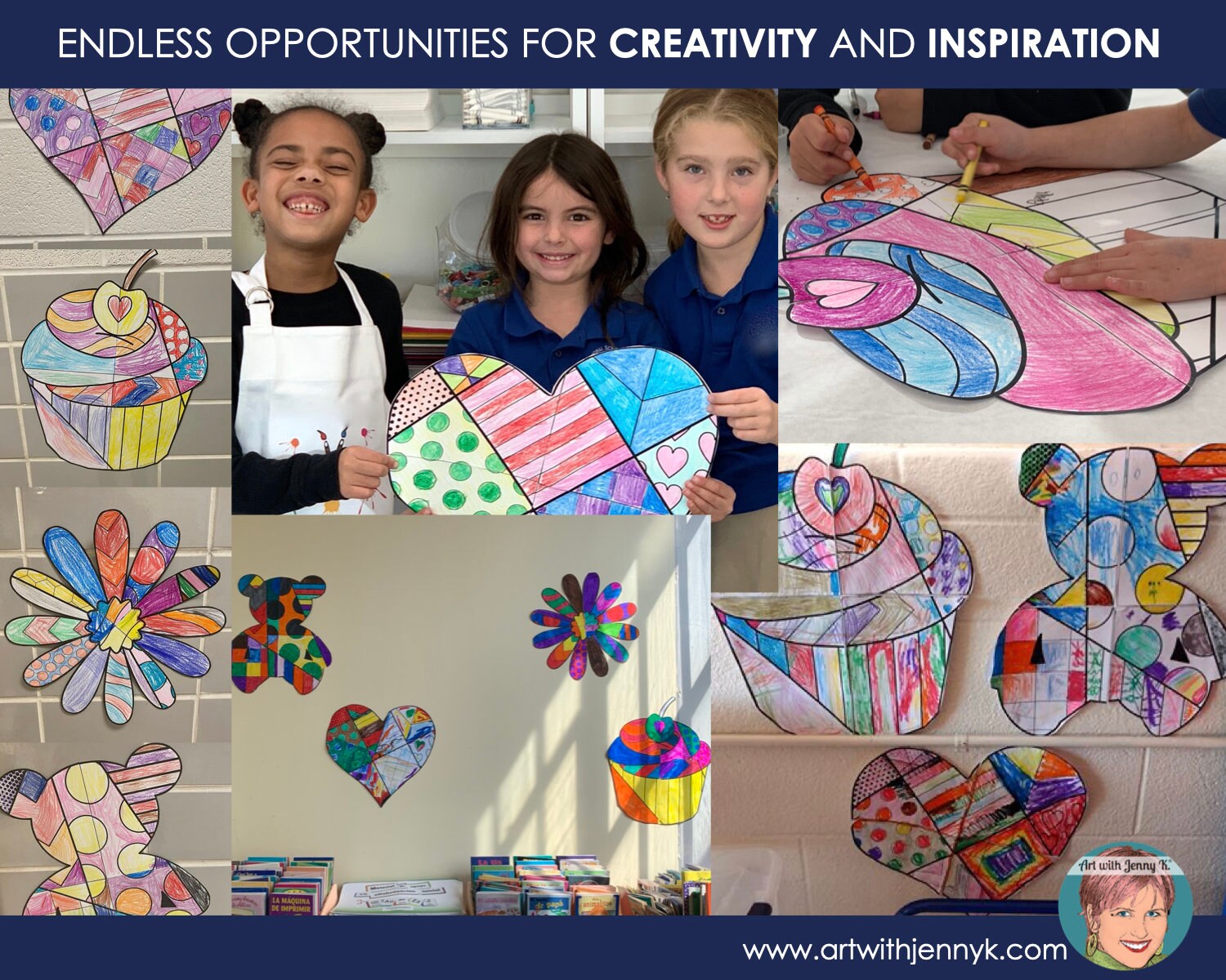 Printable Valentine's Day Table Posters / XL Coloring Pages | Great ...