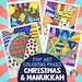 Holiday Timesaver!! NO PREP Printable "pop Art" Christmas and Hanukkah ...