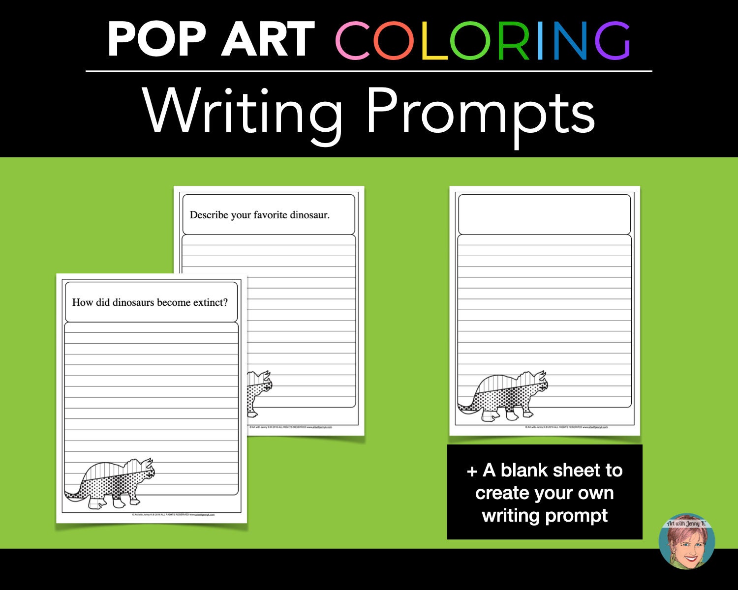 Dinosaur Themed Color by Number Math Fact Review Coloring Pages ...