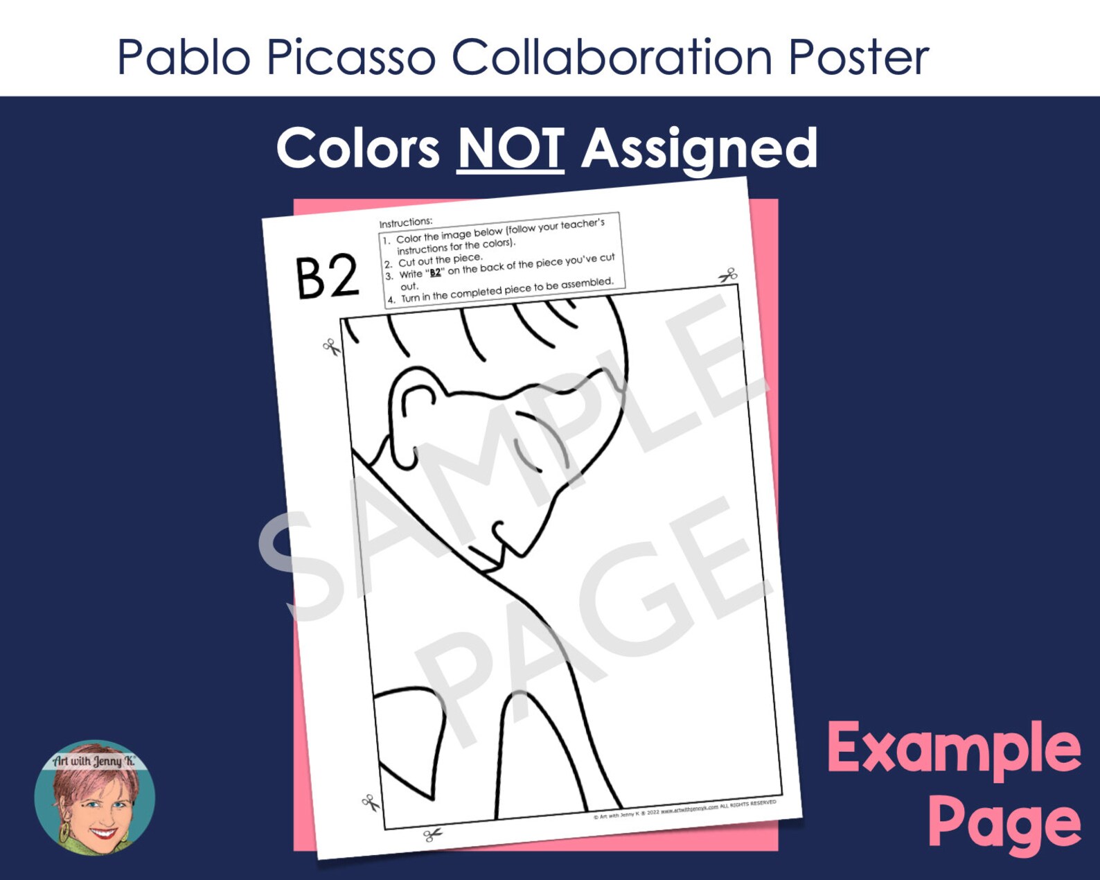 Printable "the Tragedy" by Pablo Picasso Collaborative Poster Project ...