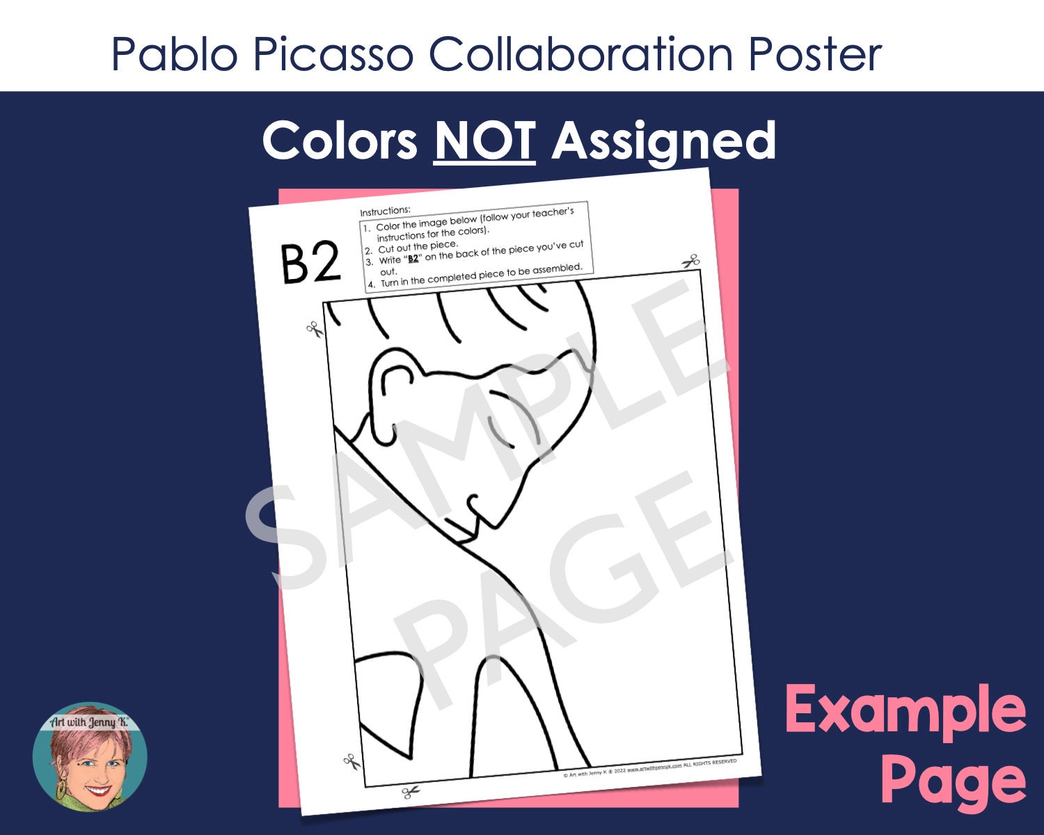 Printable the Tragedy by Pablo Picasso Collaborative Poster Project ...