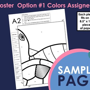 Printable Pop Art Sea Turtles Collaborative Poster | Fun Ocean Animals ...