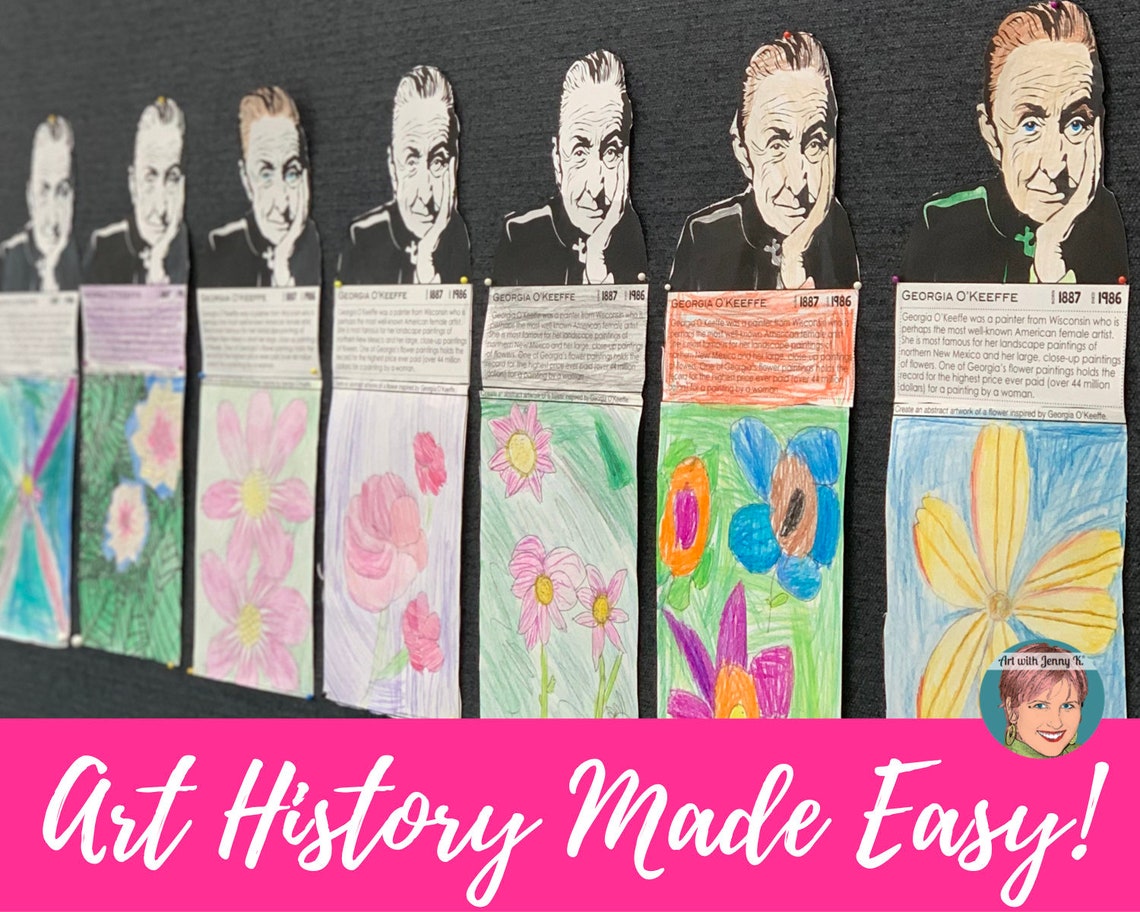 Meet the Master Artist: Georgia O'keeffe | Fun Art History Activity ...