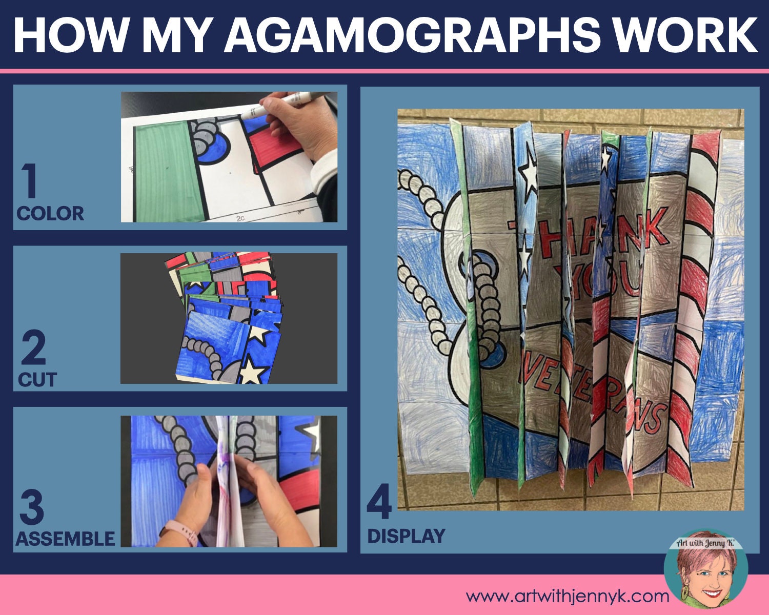 Printable Veteran's Day Craft Activity for Kids | "thank You, Veterans ...