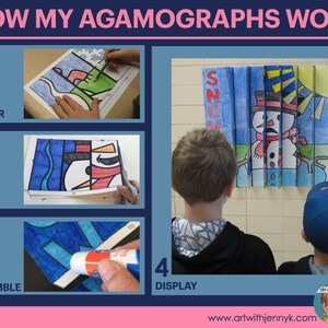 Printable Winter Craft Activity for Kids | Collaborative 3D States of ...