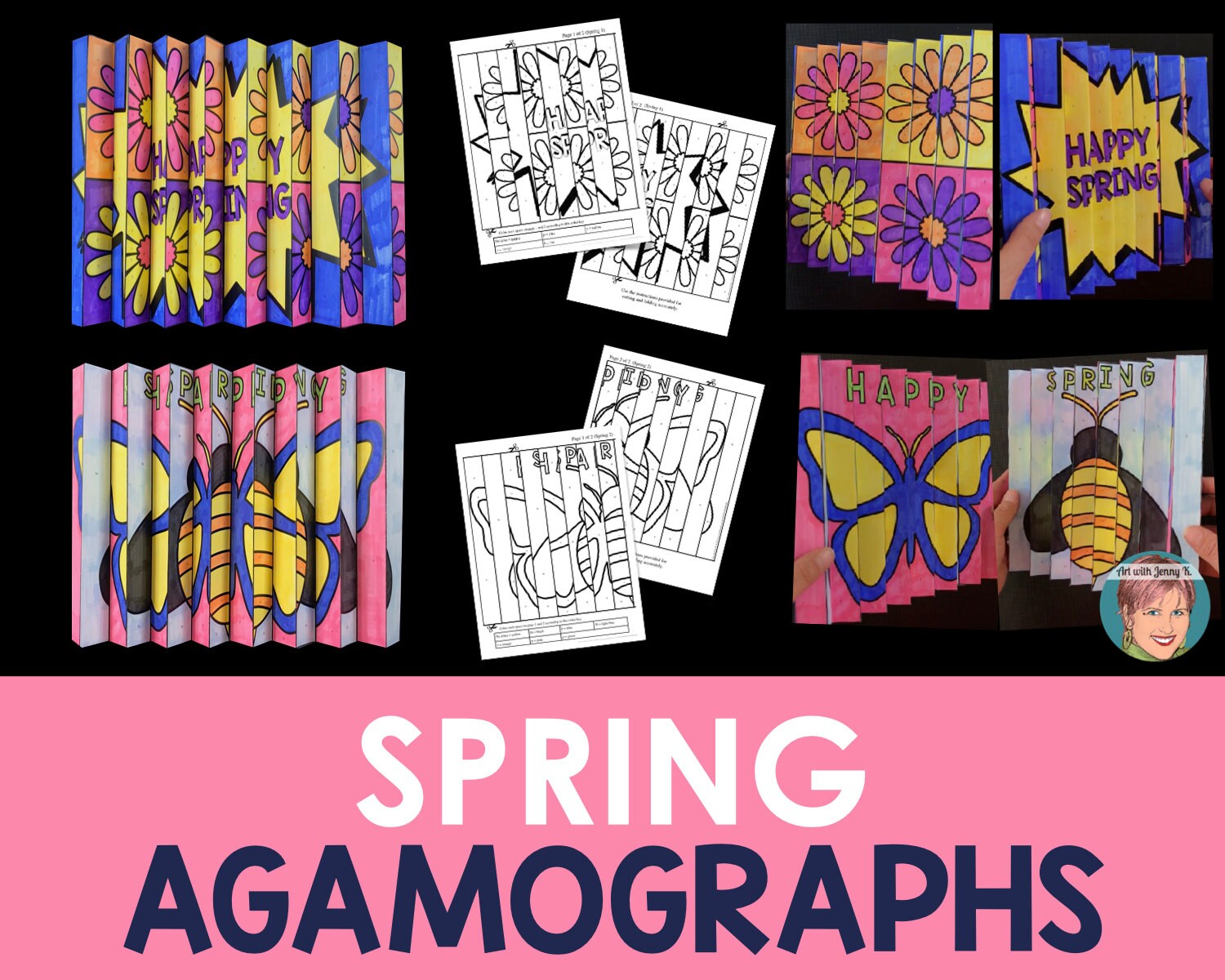 Collection of Agamograph Printables for Spring | St. Patrick's Day ...