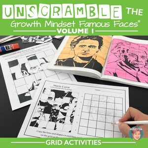 Unscramble the Famous Faces of Growth Mindset [volume 1] Printable ...