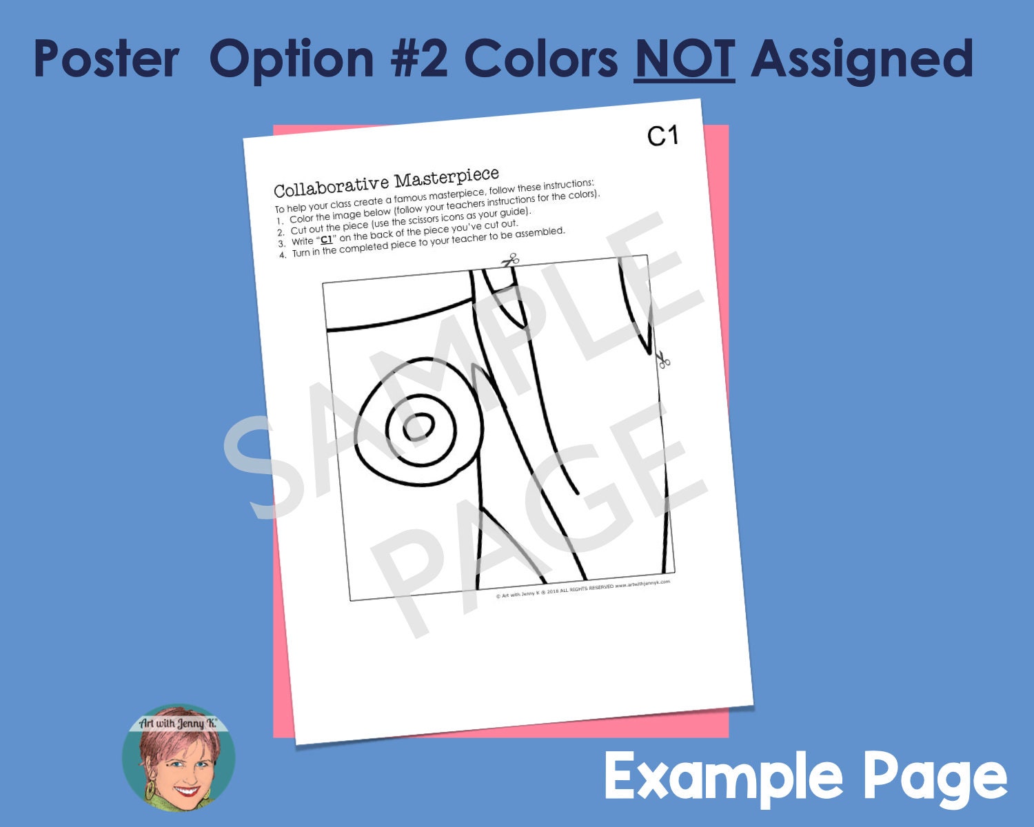 Printable Starry Night by Vincent Van Gogh Classroom Collaboration ...