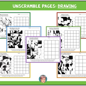 Unscramble the Famous Faces of Growth Mindset [volume 1] Printable ...