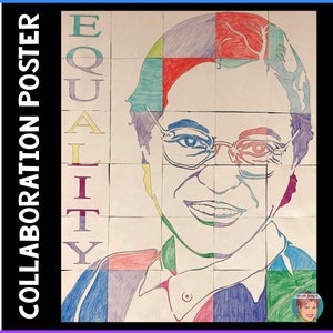 Printable Rosa Parks Collaboration Coloring Poster | A Unique and ...