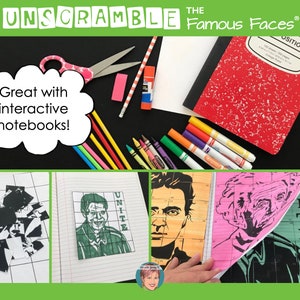Unscramble the Famous Faces of Growth Mindset [volume 1] Printable ...