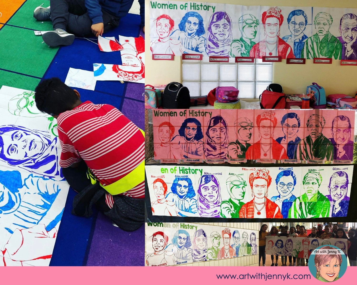 Famous Faces Collaborative Women's History Poster Printable ...