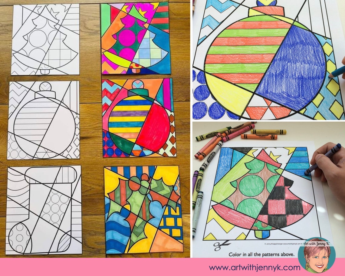Holiday Timesaver!! NO PREP Printable "pop Art" Christmas and Hanukkah ...