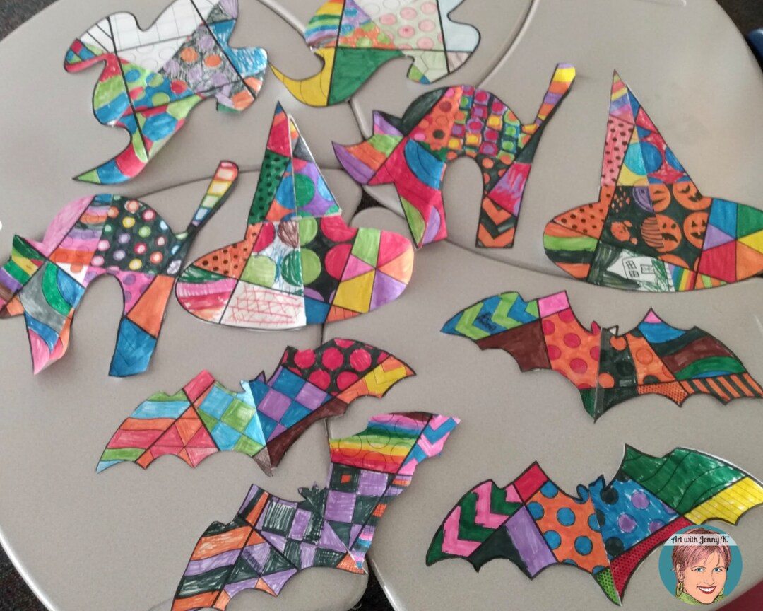 Printable Halloween Coloring Table Posters | Great Bulletin Board ...